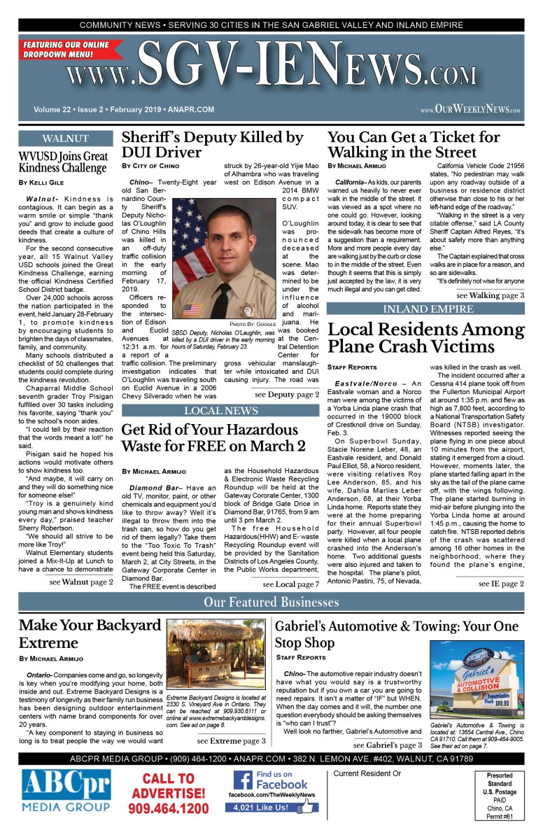 The SGV-IE News Complete Edition: February 2019 | ABC PR -Community ...